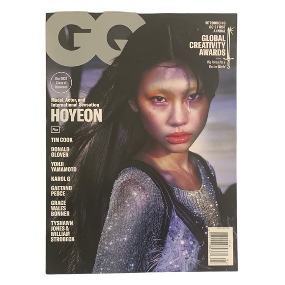 GQ | Accents | Gq Magazine April 223 Hoyeon Tim Cook Donald Glover ...
